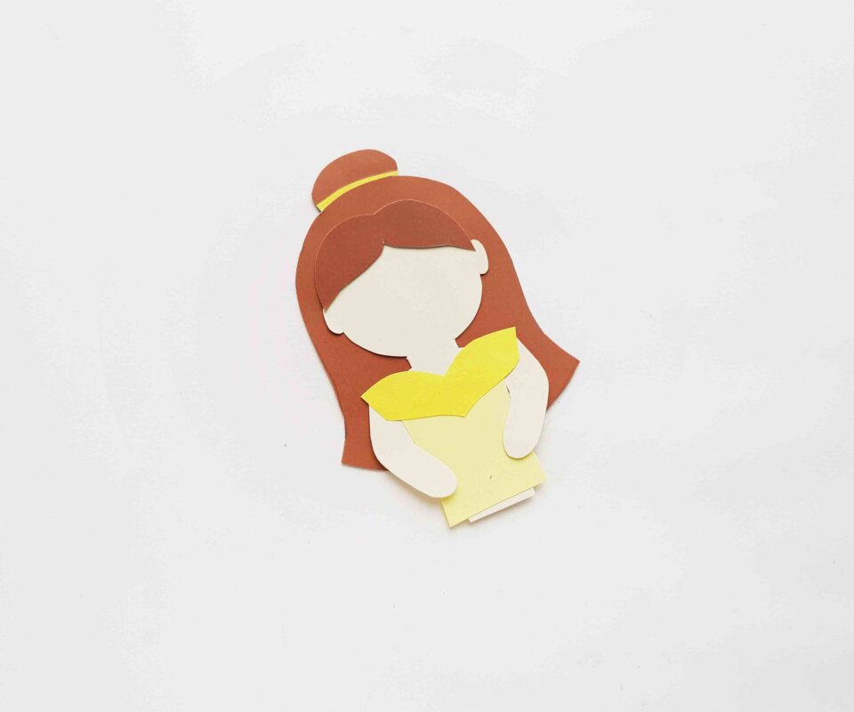 Beauty and the Beast Crafts: Belle Paper Doll