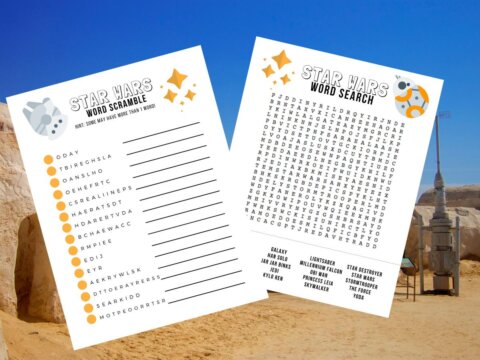 4 Super Fun Star Wars Activities in 1 FREE Printable Pack