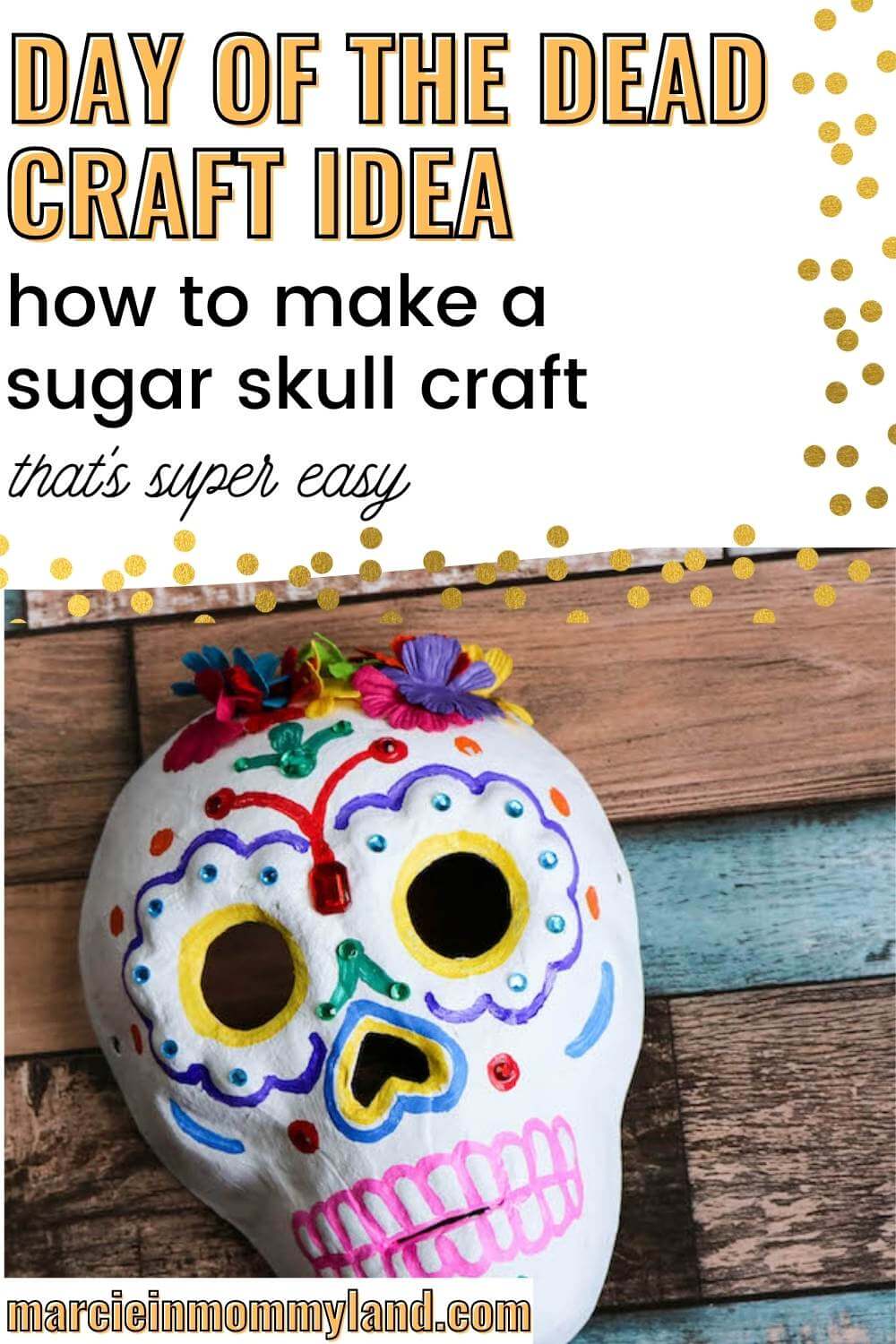 How to Make a Sugar Skull Craft for Kids