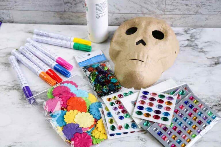 How to Make a Sugar Skull Craft for Kids