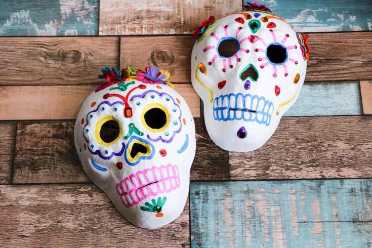 How to Make a Sugar Skull Craft for Kids