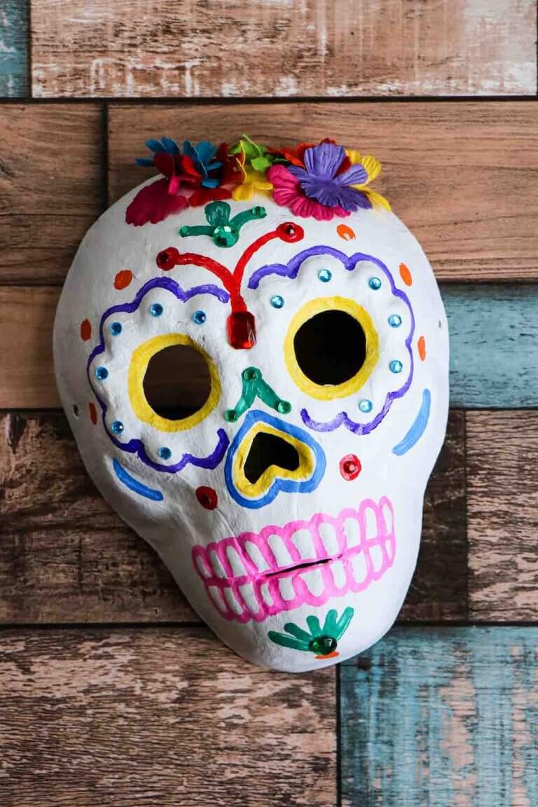 How to Make a Sugar Skull Craft for Kids