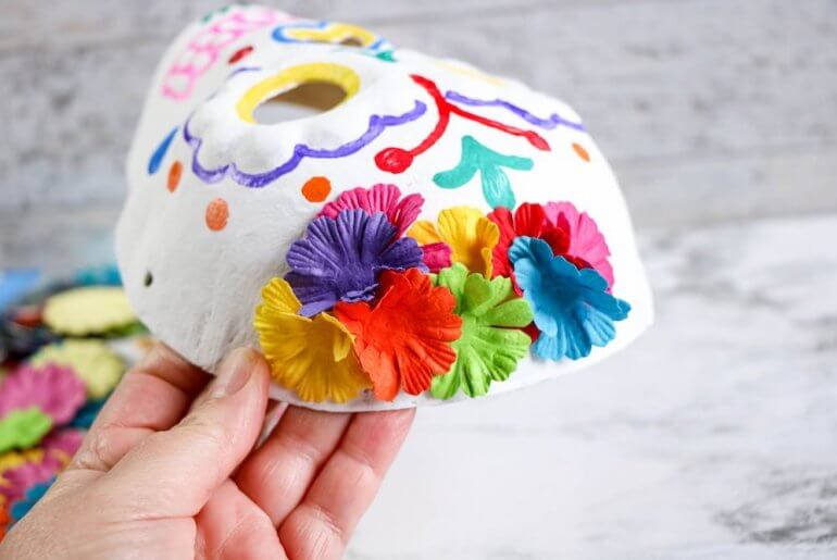 How to Make a Sugar Skull Craft for Kids