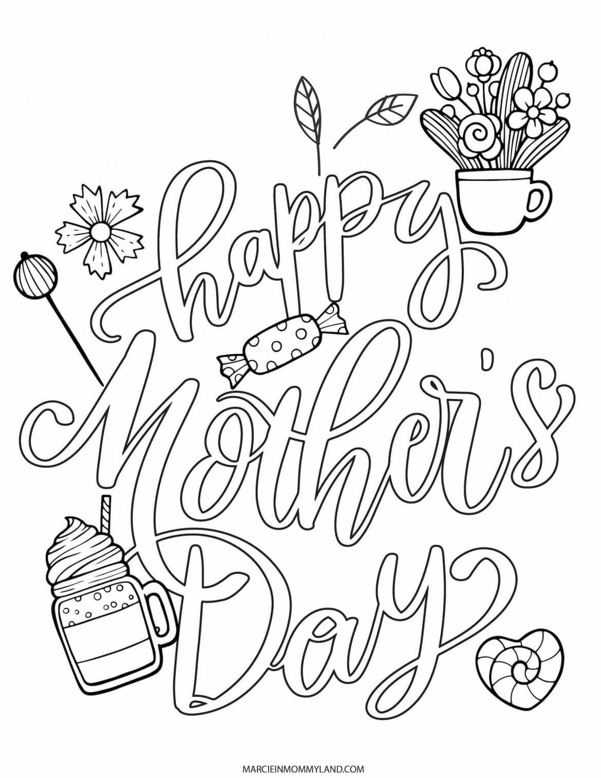 Free Printable Mother's Day Worksheets and Coloring Pages for Kids