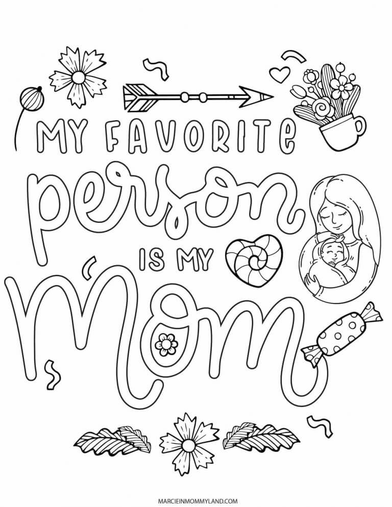 Free Printable Mother's Day Worksheets and Coloring Pages for Kids