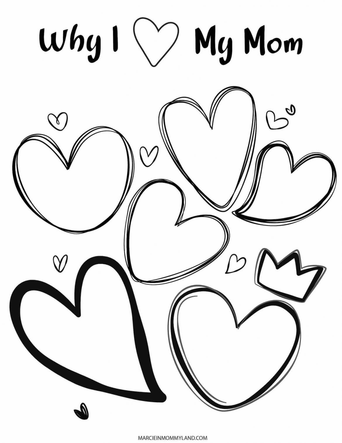 Free Printable Mother's Day Worksheets and Coloring Pages for Kids