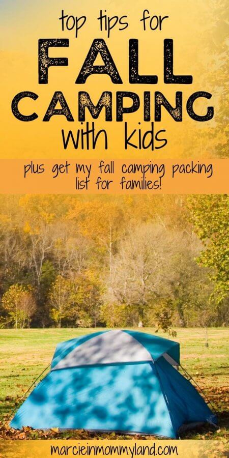 The Ultimate Family Camping Packing List for Fall + Camping Tips