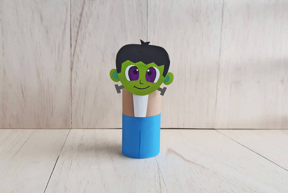 Easy Frankenstein Toilet Paper Roll Craft - Marcie in Mommyland