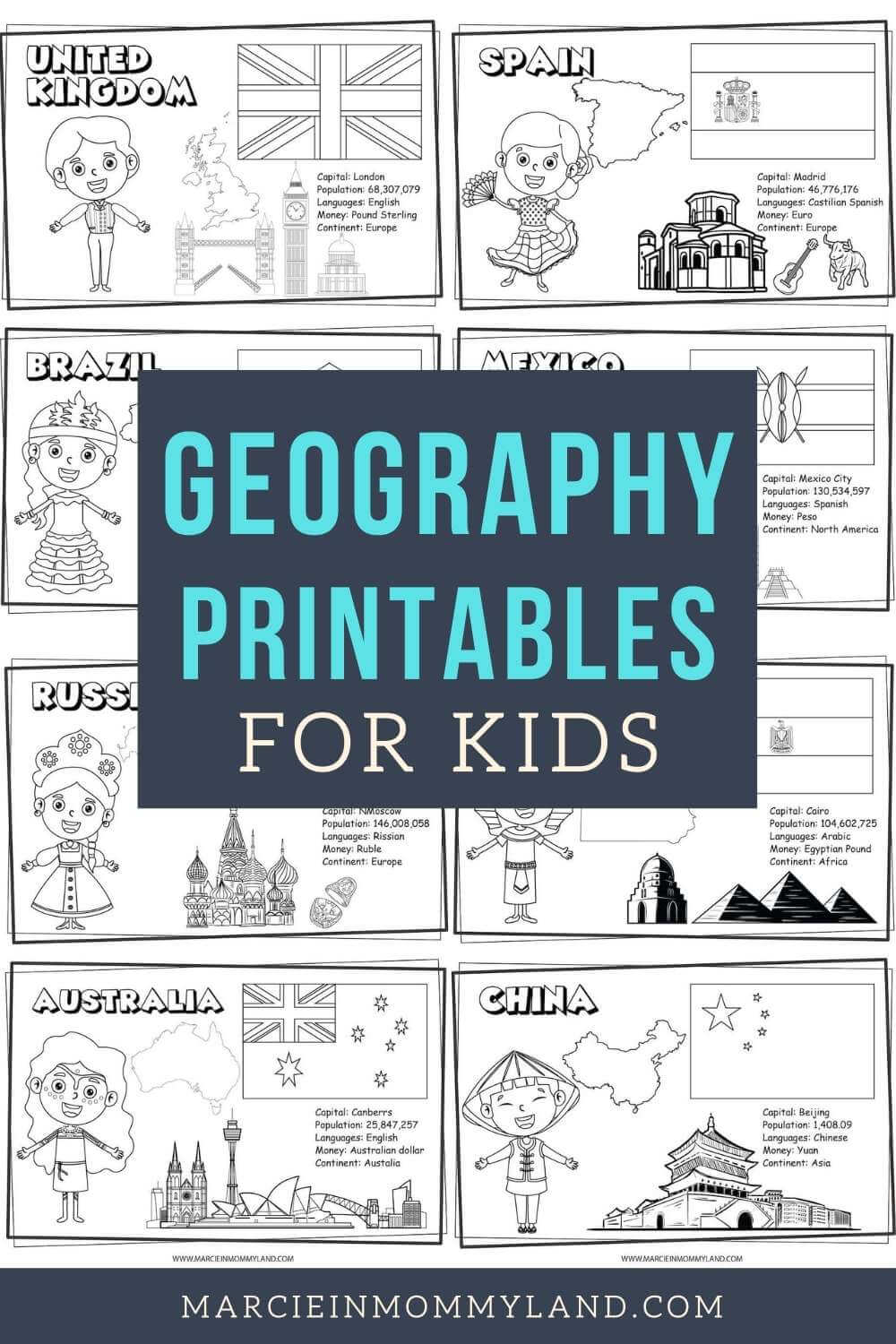 Free Printable Coloring Pages of People All Around the World