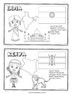 Free Printable Coloring Pages of People All Around the World