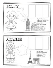 Free Printable Coloring Pages of People All Around the World