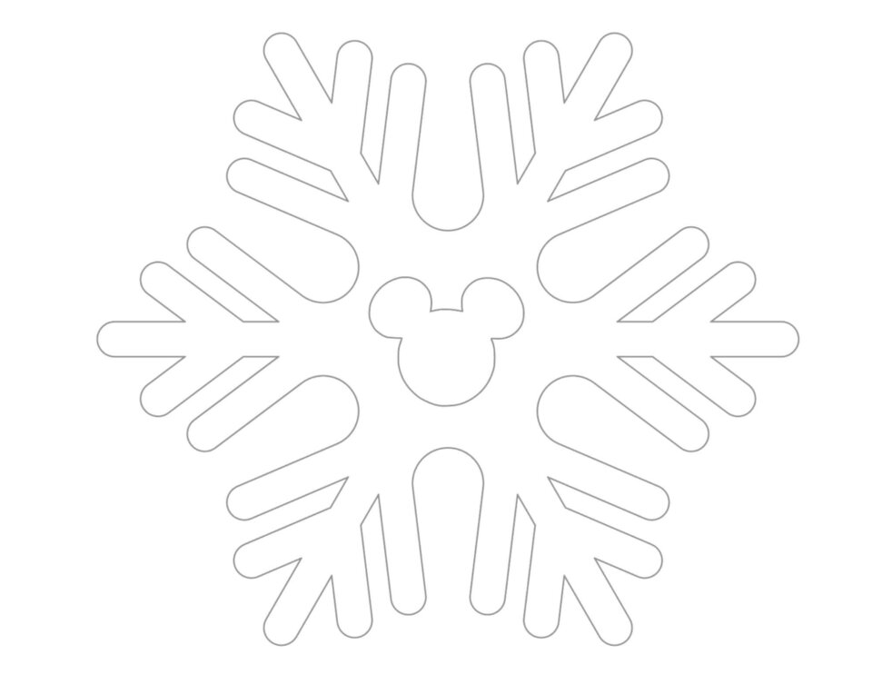 3 Ways to Make This Festive Mickey Mouse Snowflake Craft - Marcie in ...