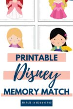 Fun Disney Princess Memory Match Game - Free Printable!