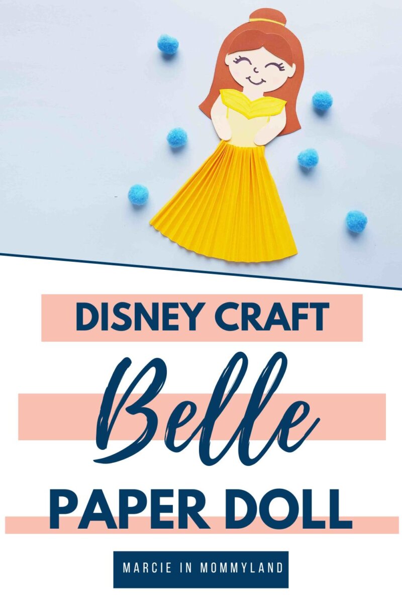 Beauty and the Beast Crafts: Belle Paper Doll