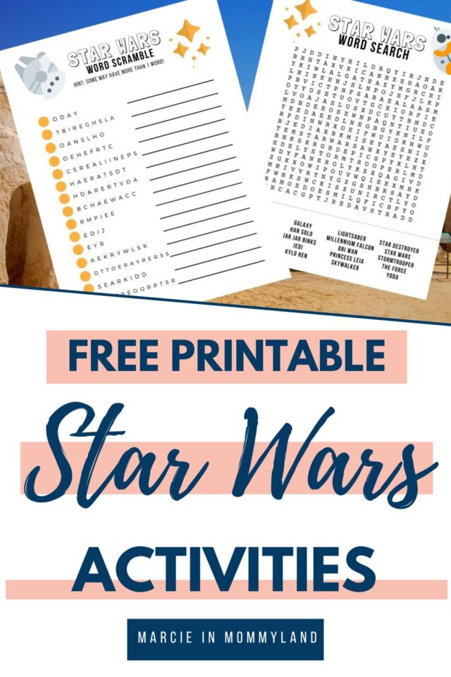 4 Super Fun Star Wars Activities in 1 FREE Printable Pack