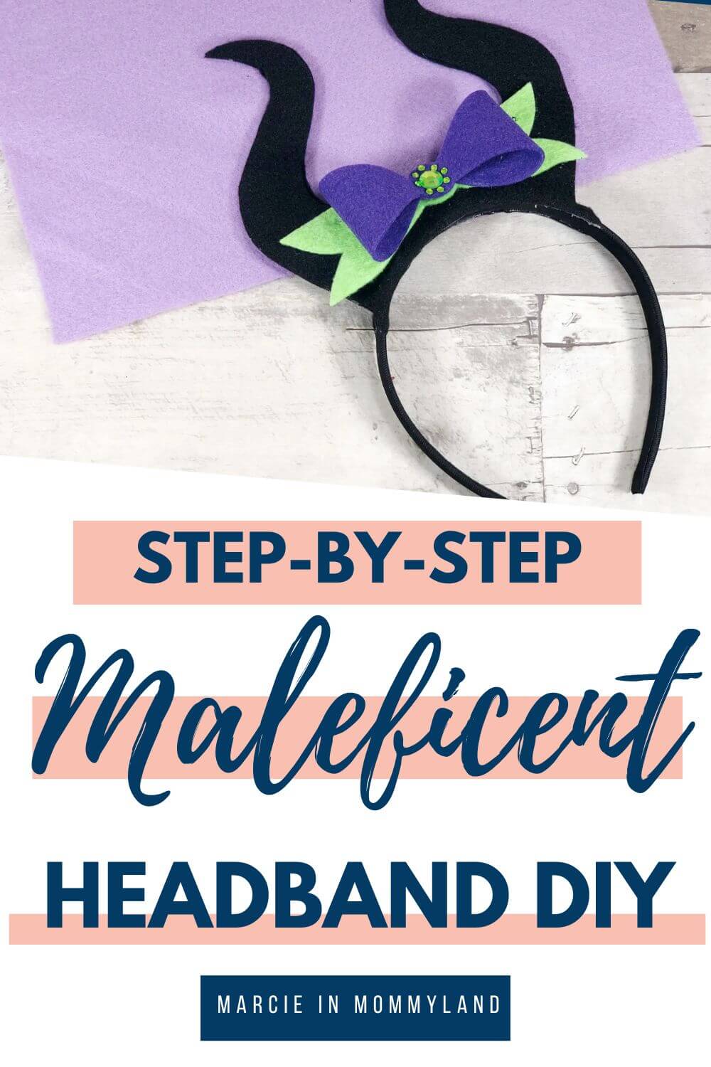 Quick + Easy Disney DIY Maleficent Headband Tutorial Tutorial