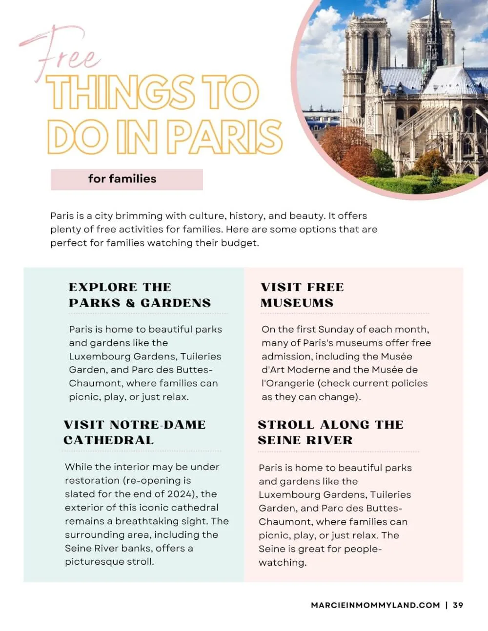 Paris with Kids Travel Guide + 5-Day Itinerary
