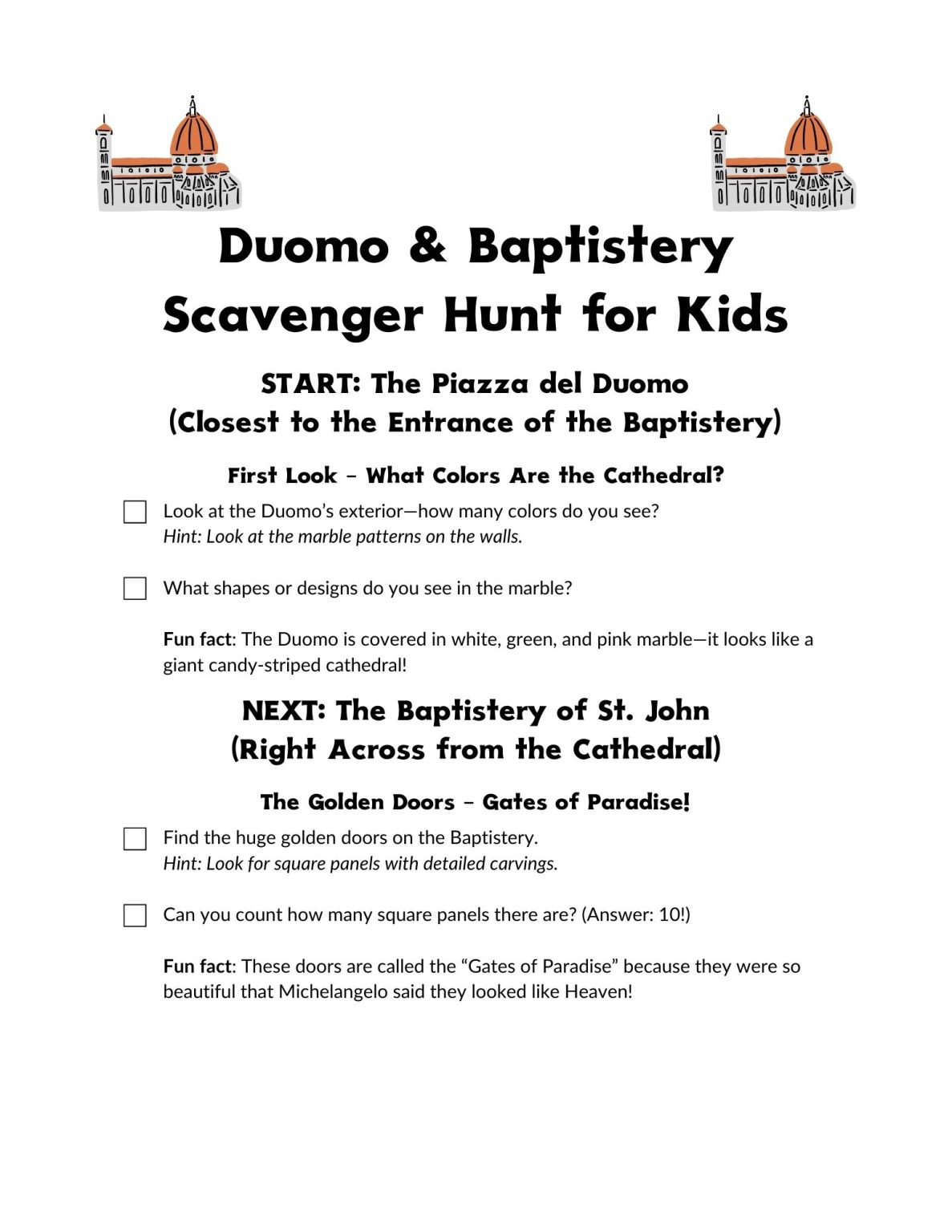 Exploring Florence with Kids: 5 Scavenger Hunts for Your Family Trip